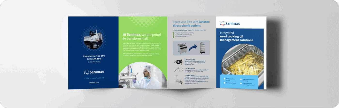 Projects completed for Sanimax | Bang Marketing